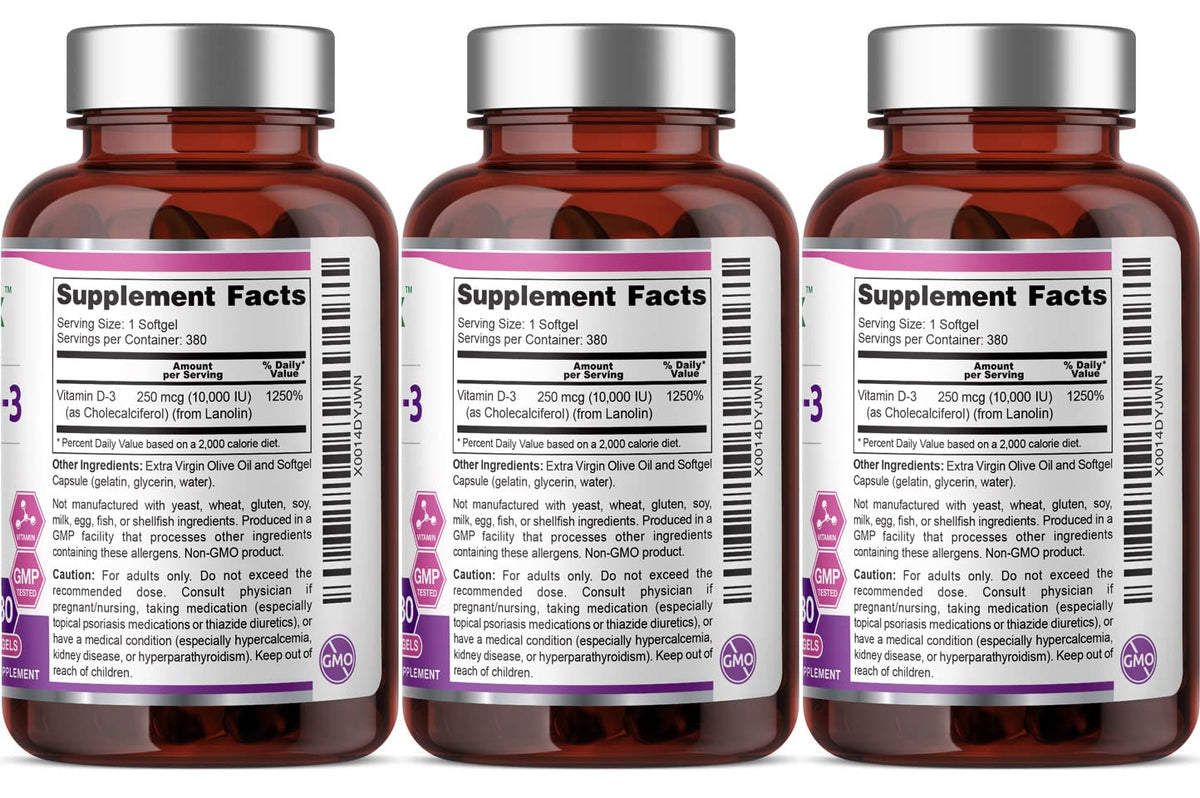 biophix vitamin D-3 supports bone health