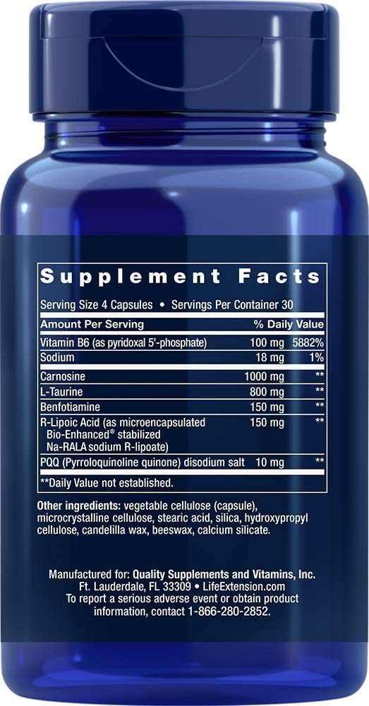 BioPQQ enhanced blended vitamin formula