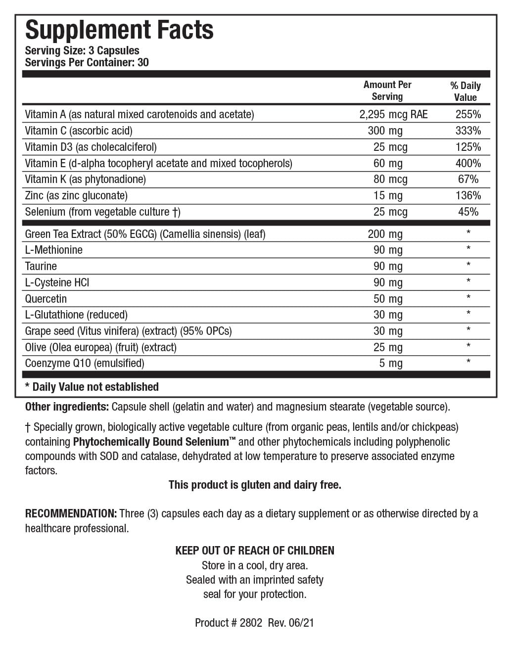 BioProtect Plus with glutathione benefits