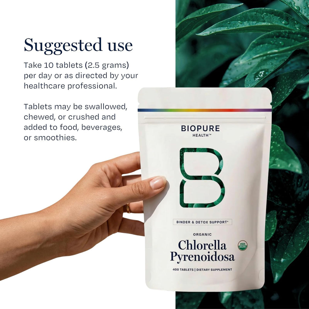 Biopure Health chlorella for vegan diets