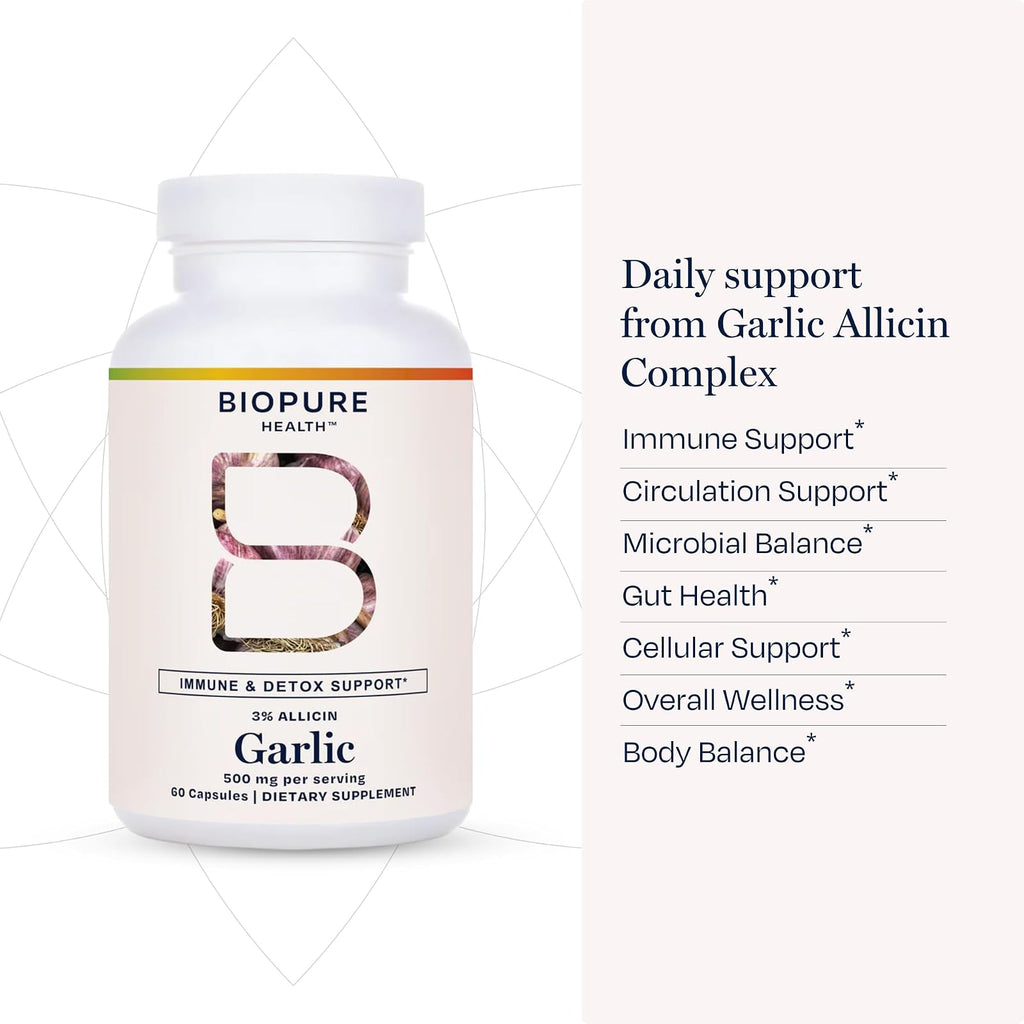 Biopure Health garlic for digestive wellness