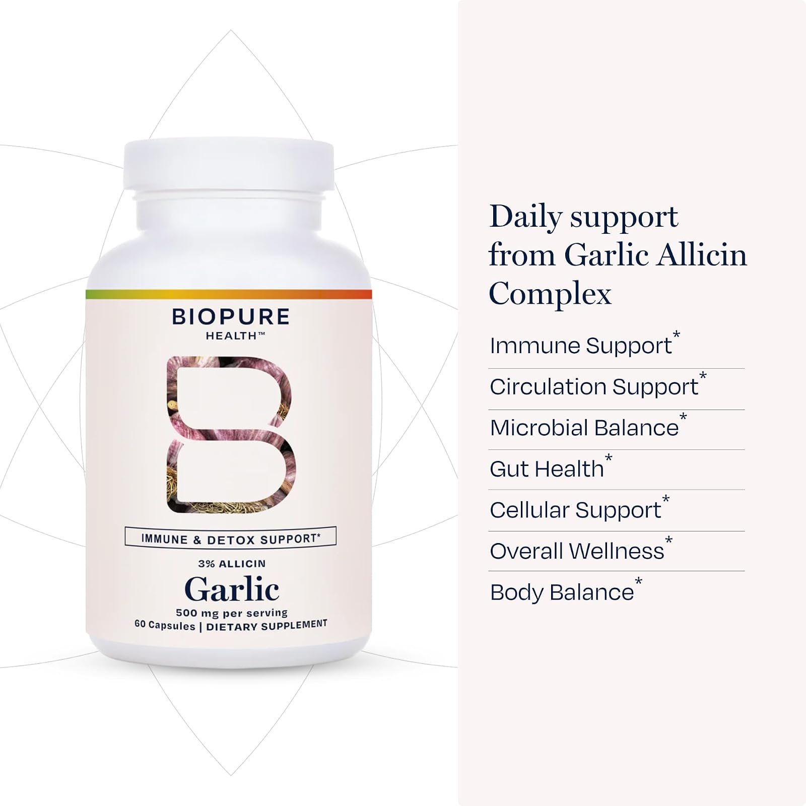 Biopure Health garlic for digestive wellness