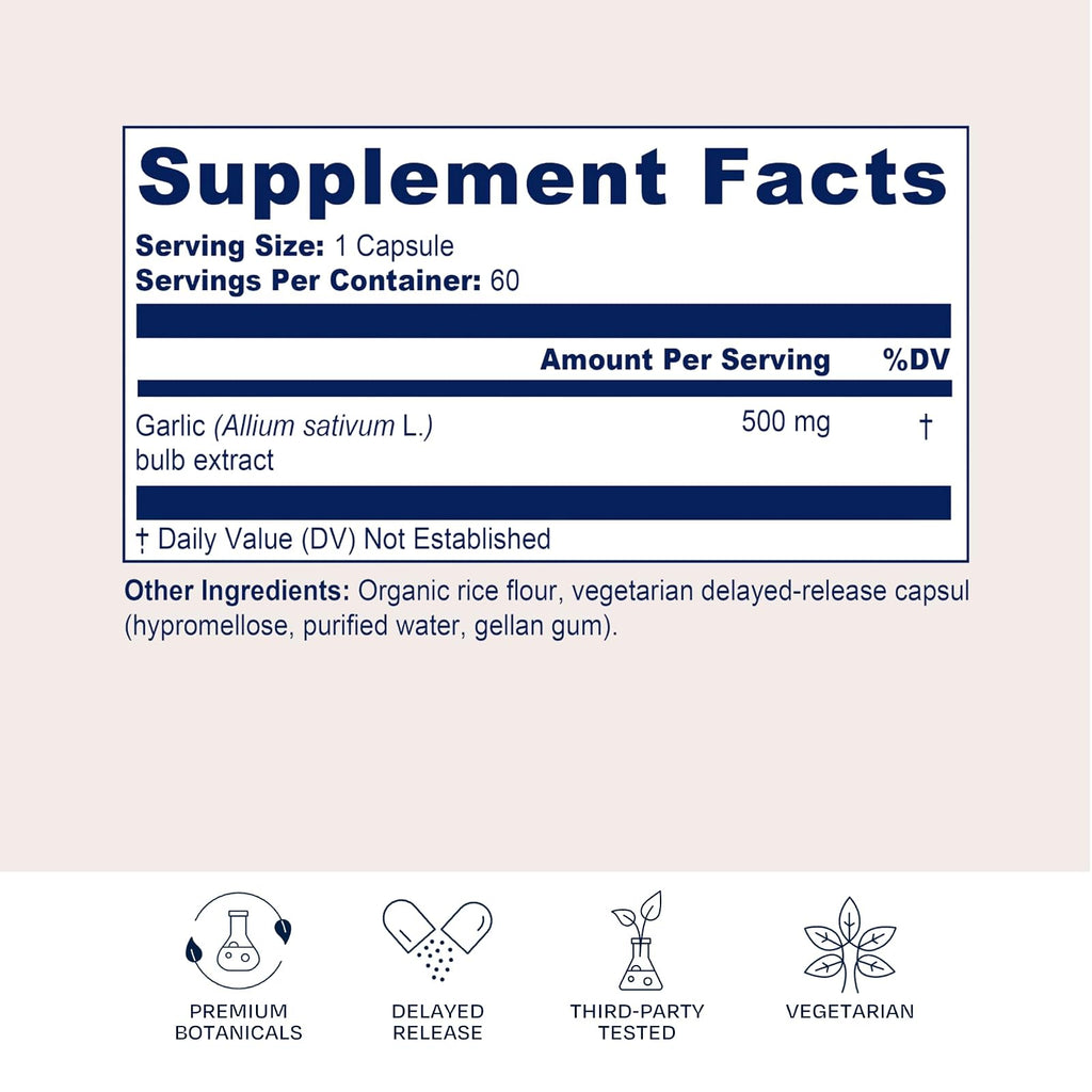 Biopure Health garlic for immune support