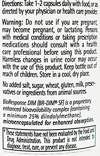 Bioresponse DIM 150 mg supports healthy metabolism