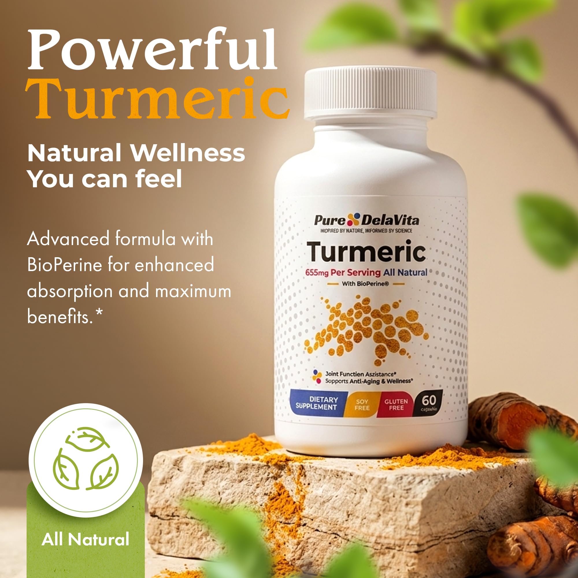 BioRoot Labs turmeric capsules