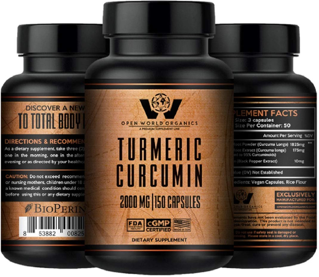 Bioroot Labs turmeric curcumin capsules