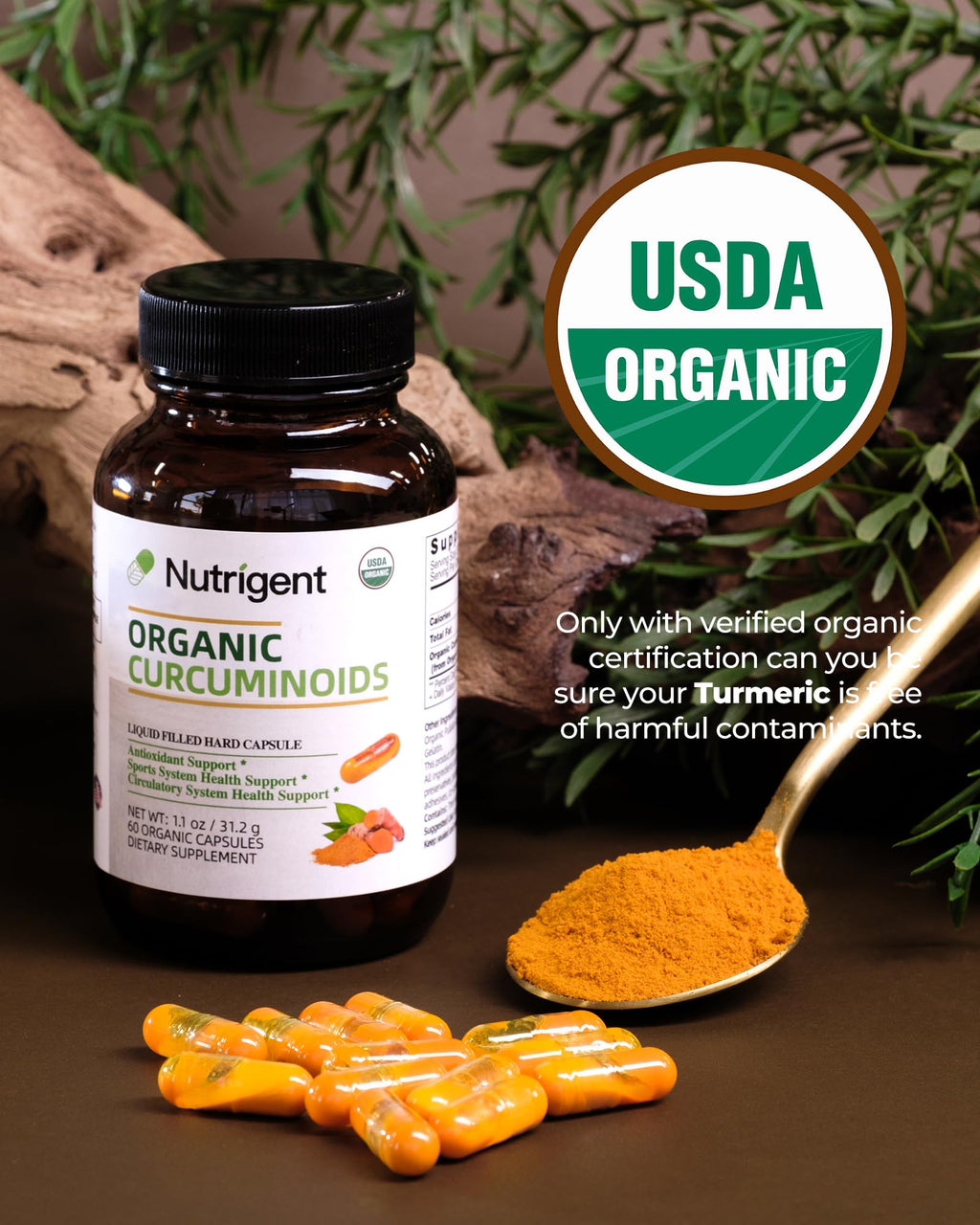 Bioroot turmeric capsules for inflammation