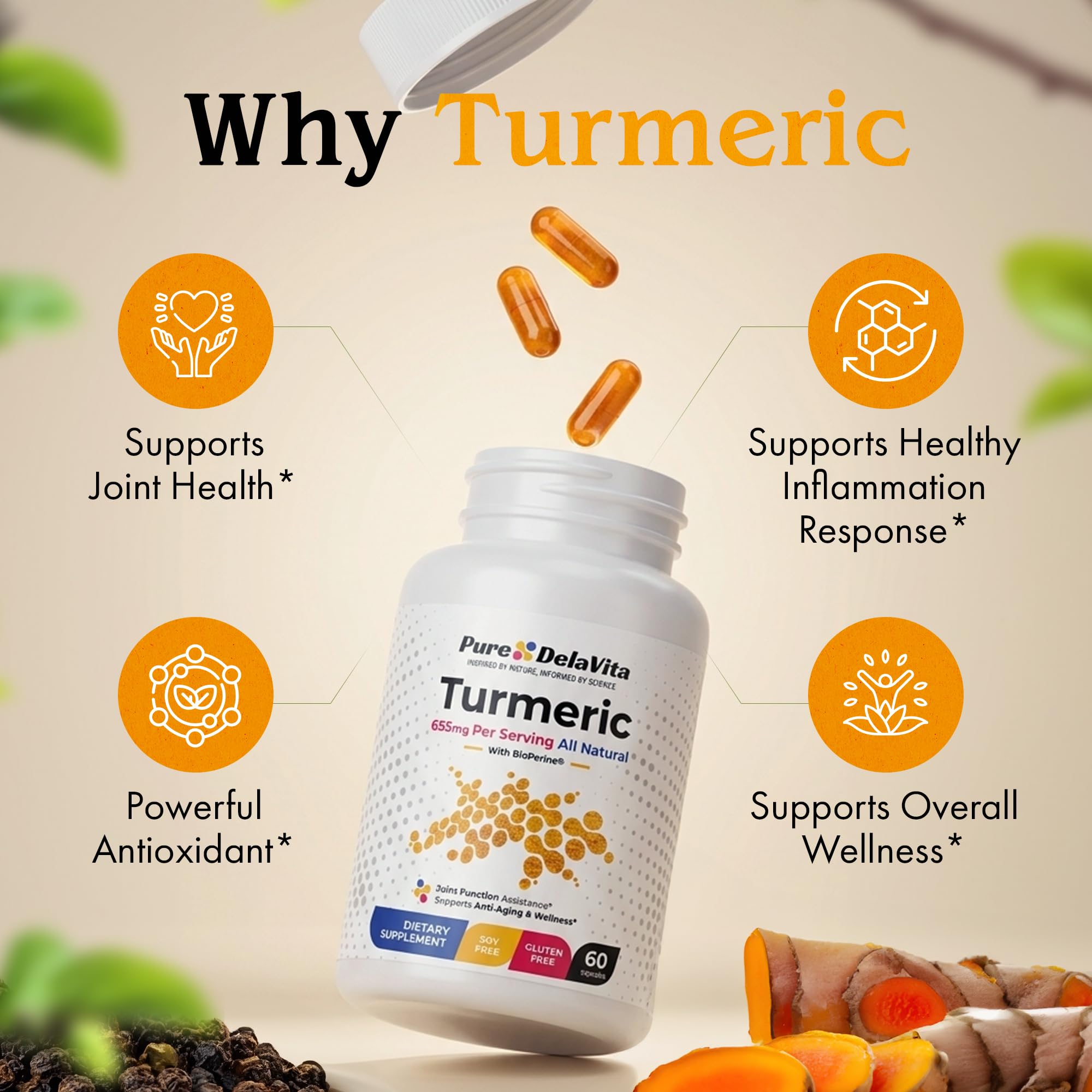 BioRoot turmeric for overall health
