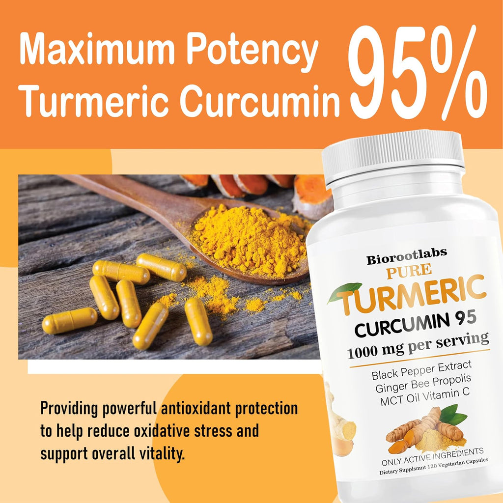 Biorootlabs herbal turmeric curcumin