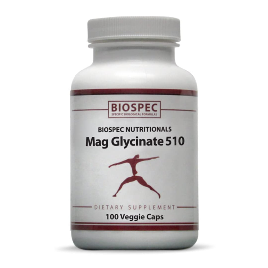 Biospec magnesium glycinate supplement for stress relief