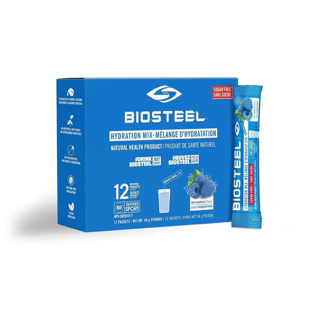 BioSteel electrolyte hydration mix sticks