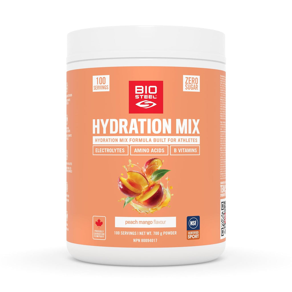 BioSteel electrolyte powder for hydration