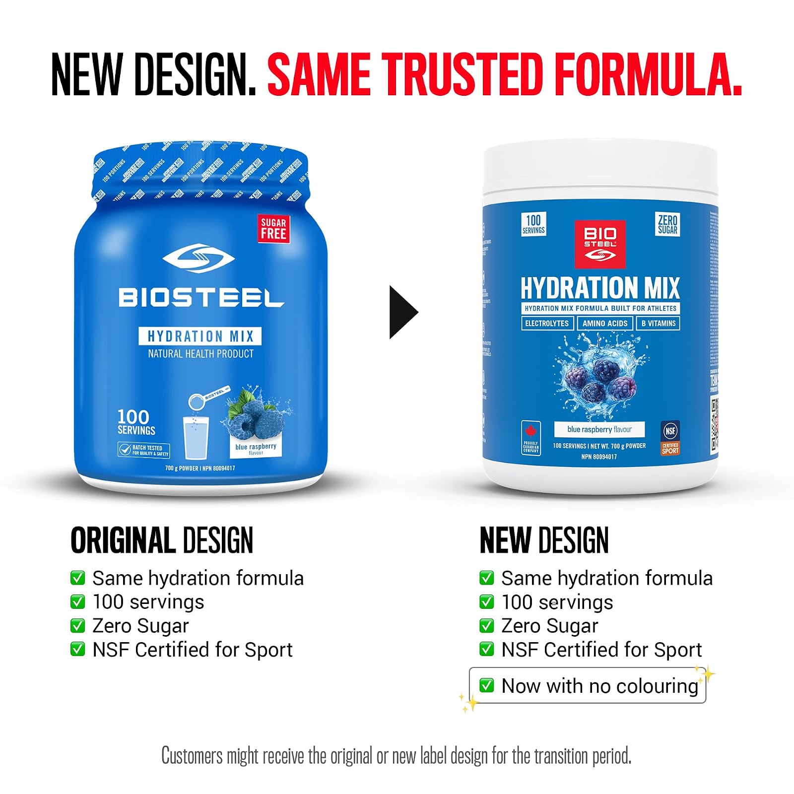BioSteel electrolyte tablets for energy
