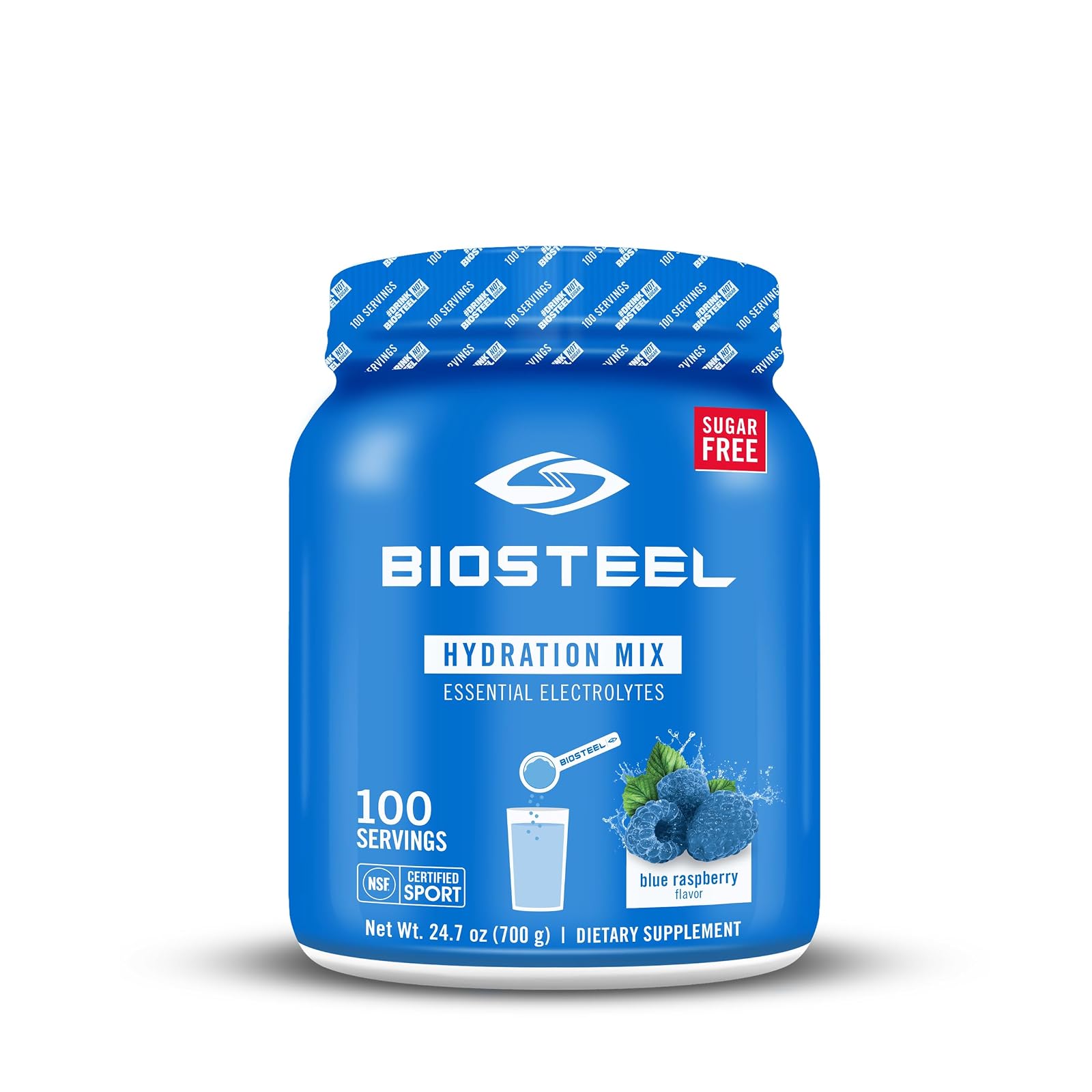 BioSteel hydration mix blue raspberry