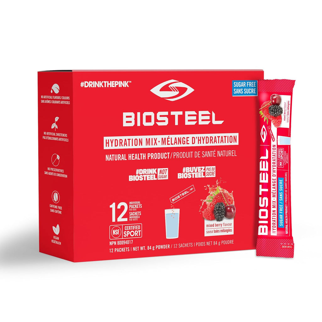 BioSteel sports electrolytes mixed berry
