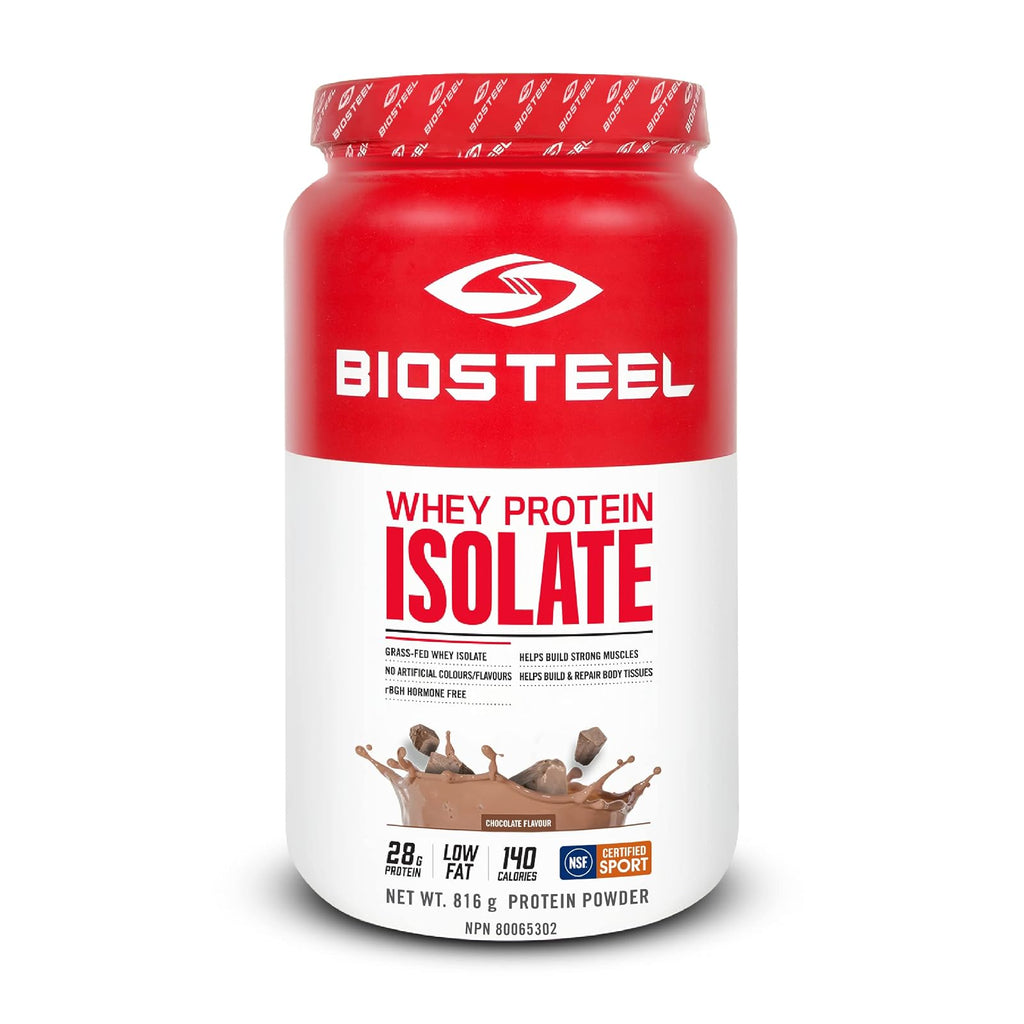 BIOSTEEL whey protein isolate chocolate flavour