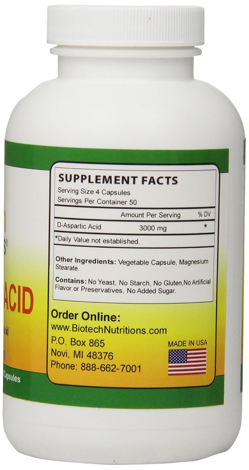 Biotech Nutritions testosterone booster benefits