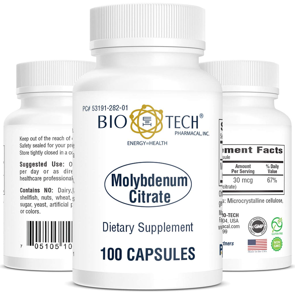 BioTech Pharmacal Molybdenum Citrate supplement