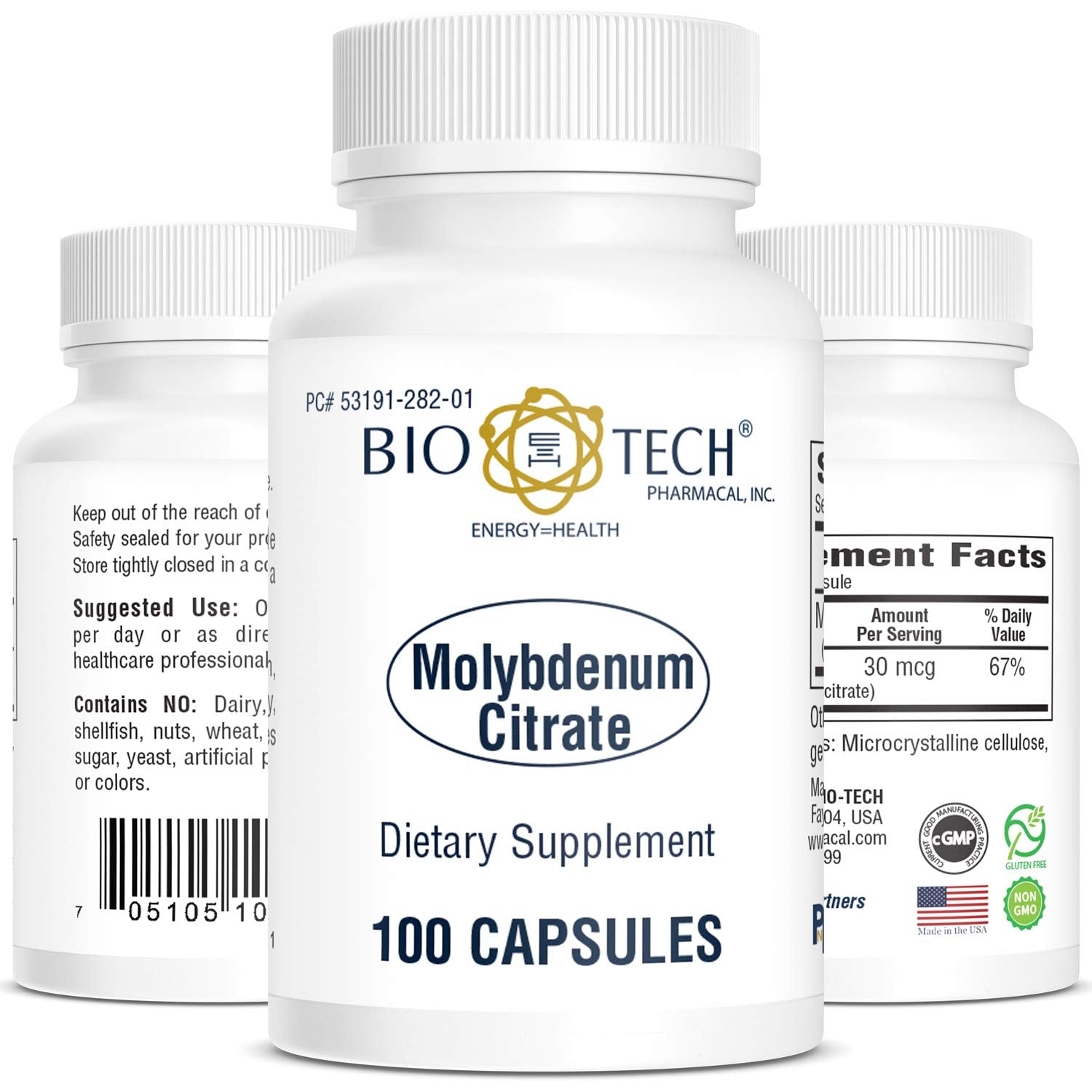 BioTech Pharmacal Molybdenum Citrate supplement