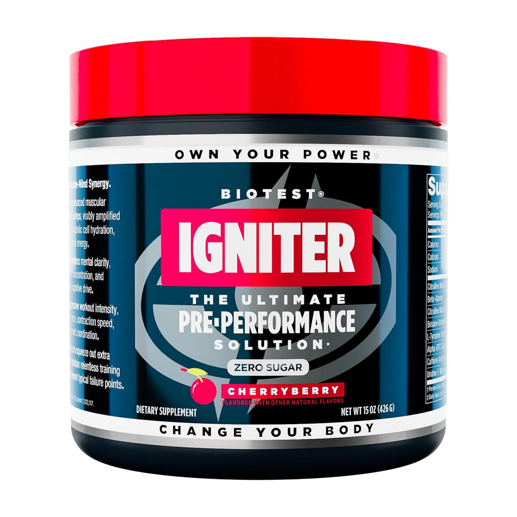 Biotest pre-workout cherry berry flavour