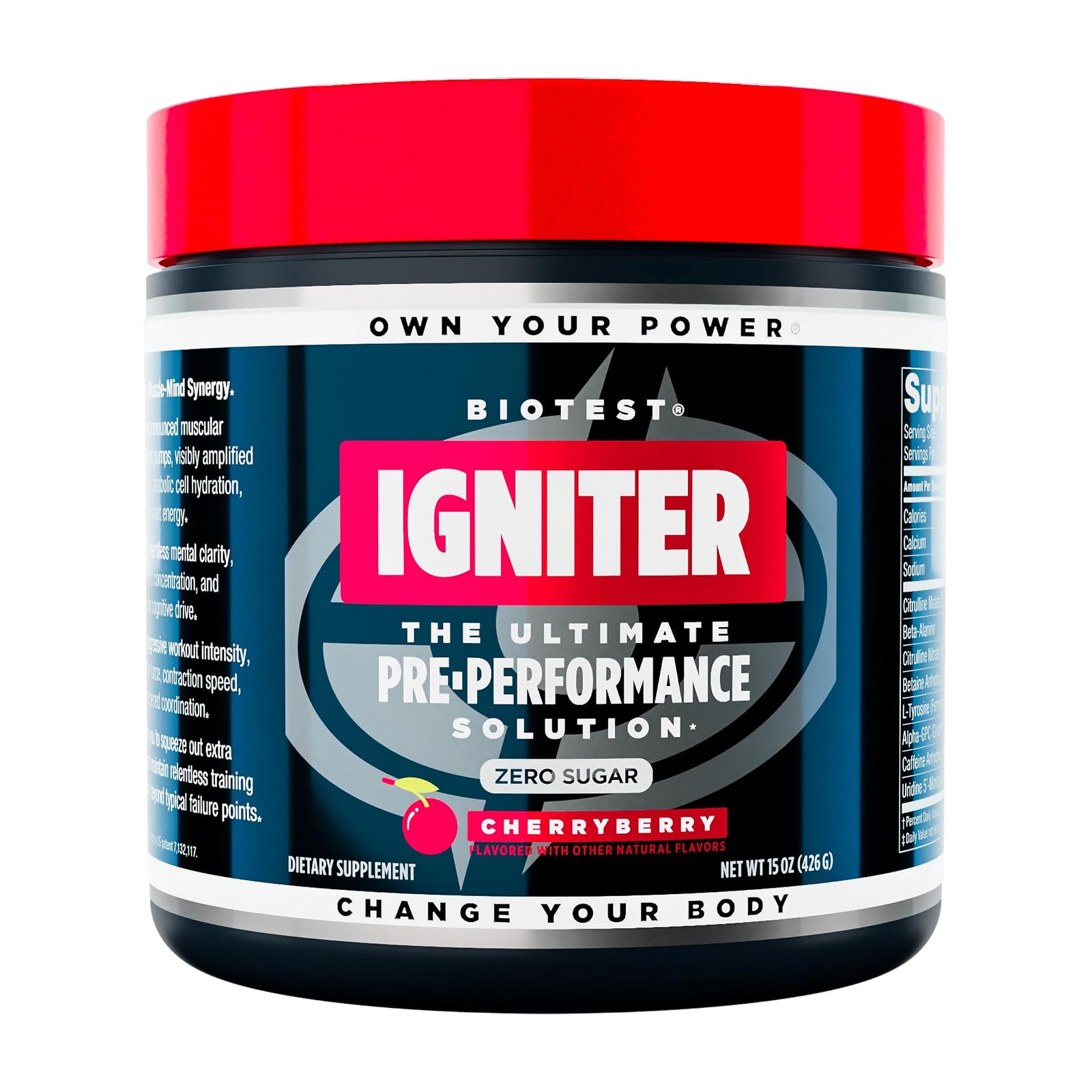 Biotest pre-workout cherry berry flavour