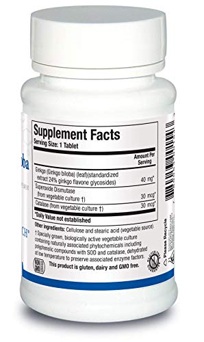 BIOTICS Research Ginkgo Biloba tablets