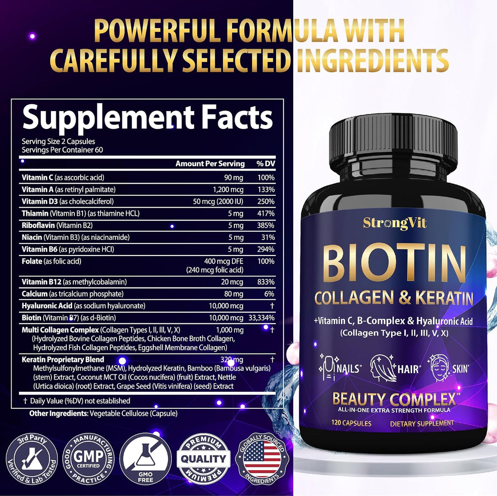 biotin 10,000 mcg for overall health