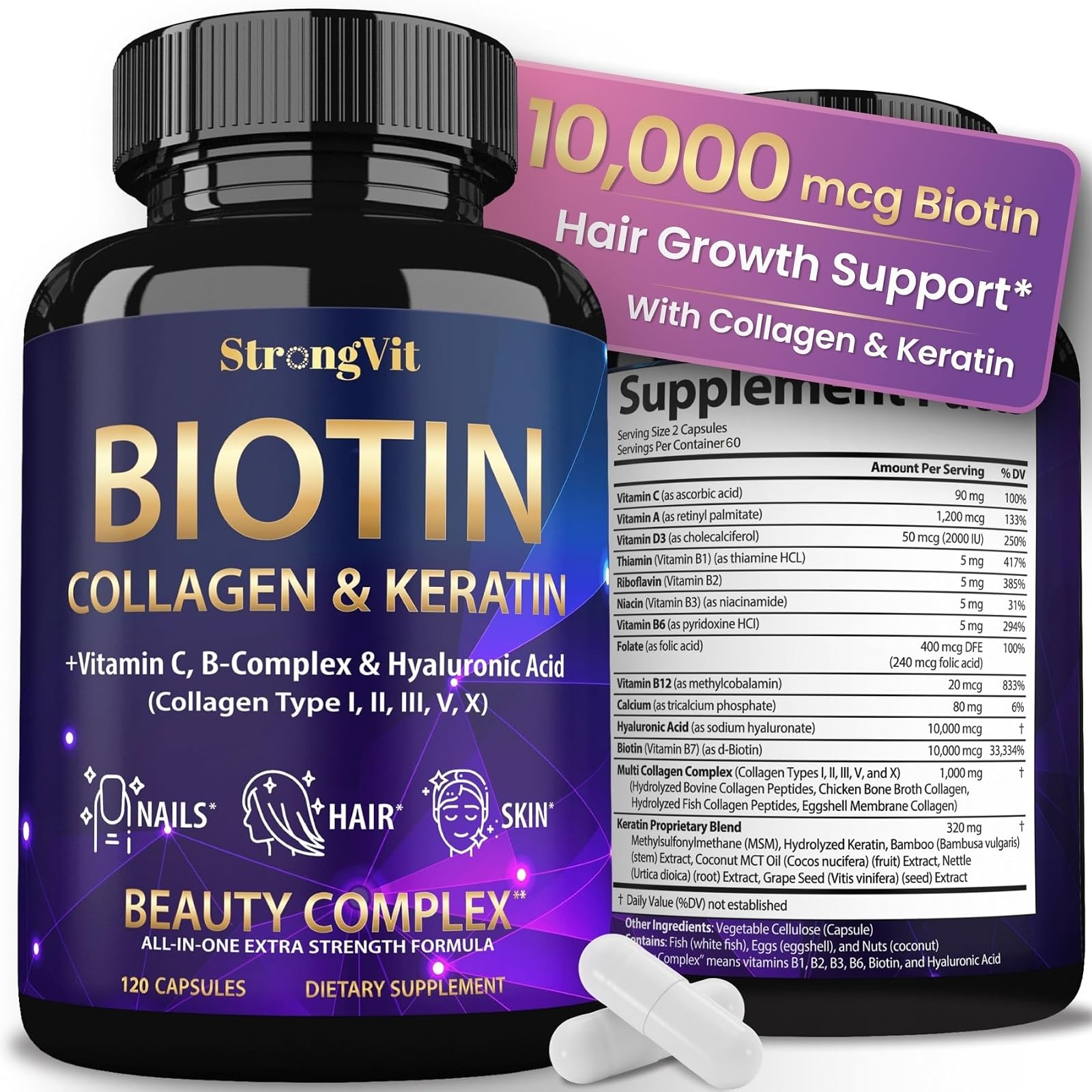 biotin 10,000 mcg high potency