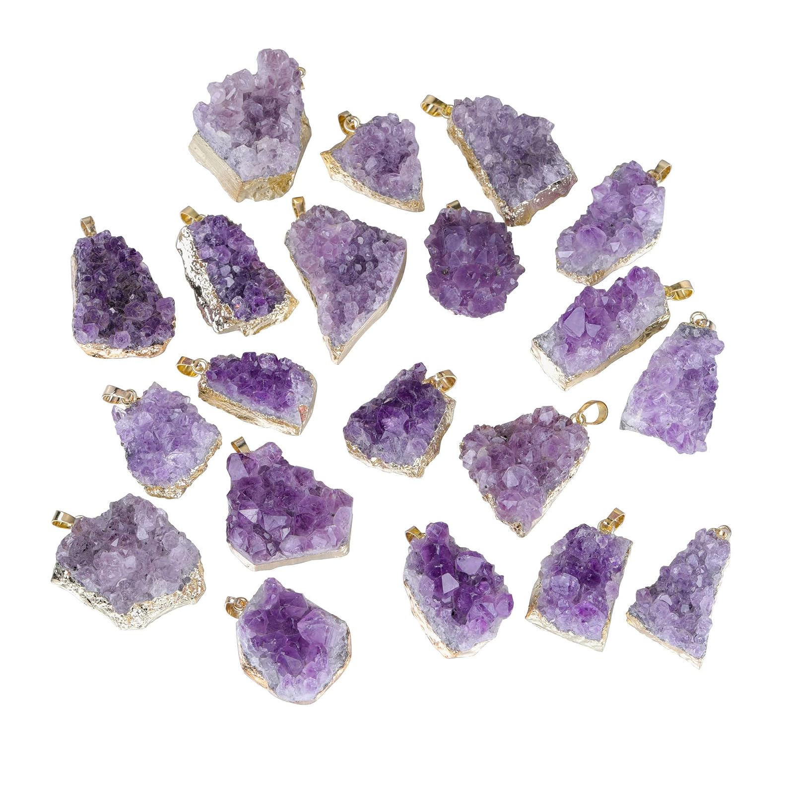 biotin 10000 mcg amethyst pendant