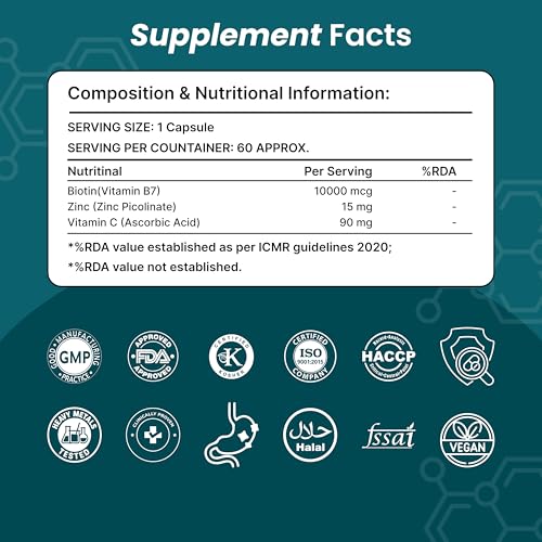 Biotin 10000 mcg for nail strength