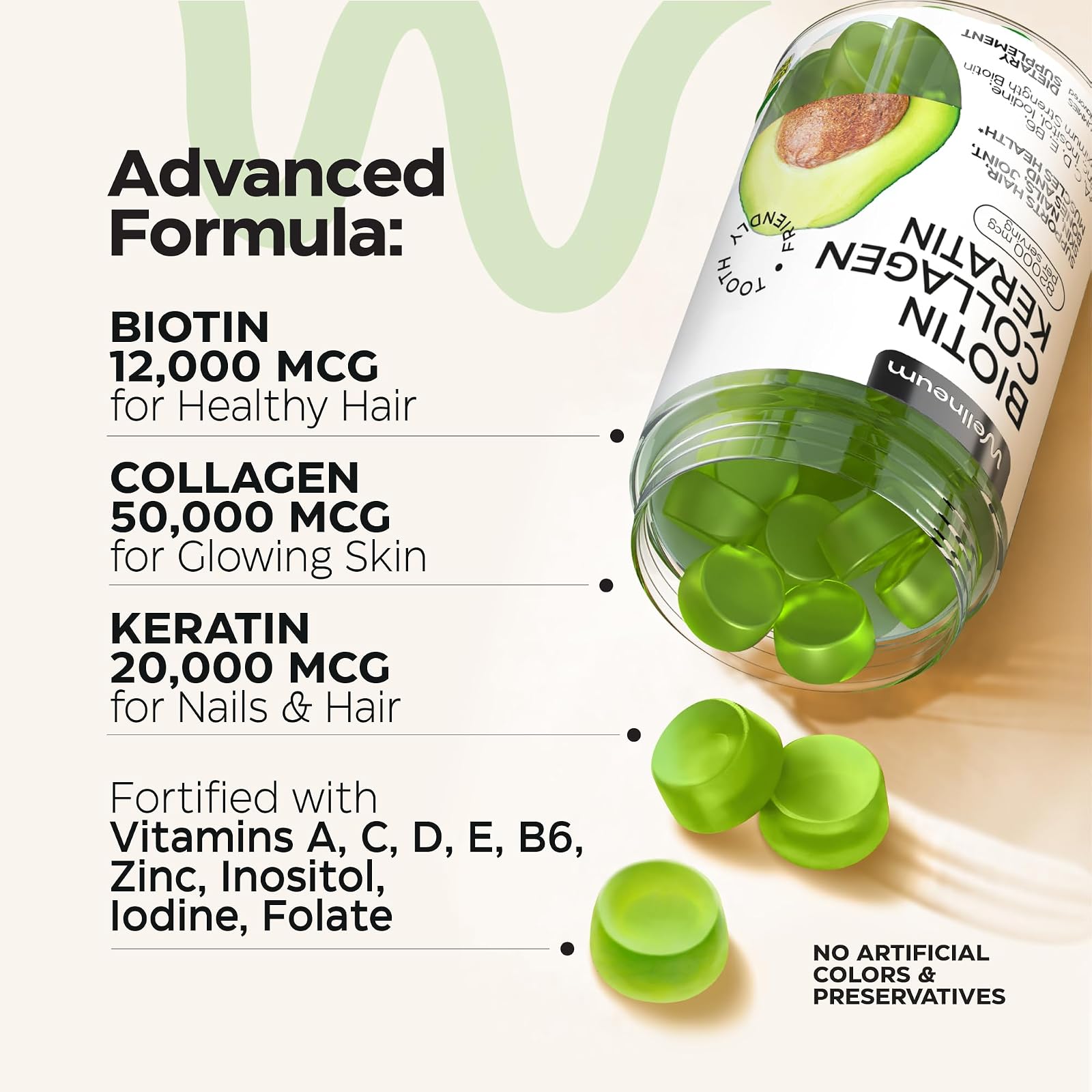 biotin 12000 mcg for skin health