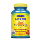 biotin 2500 mcg vegetable capsules
