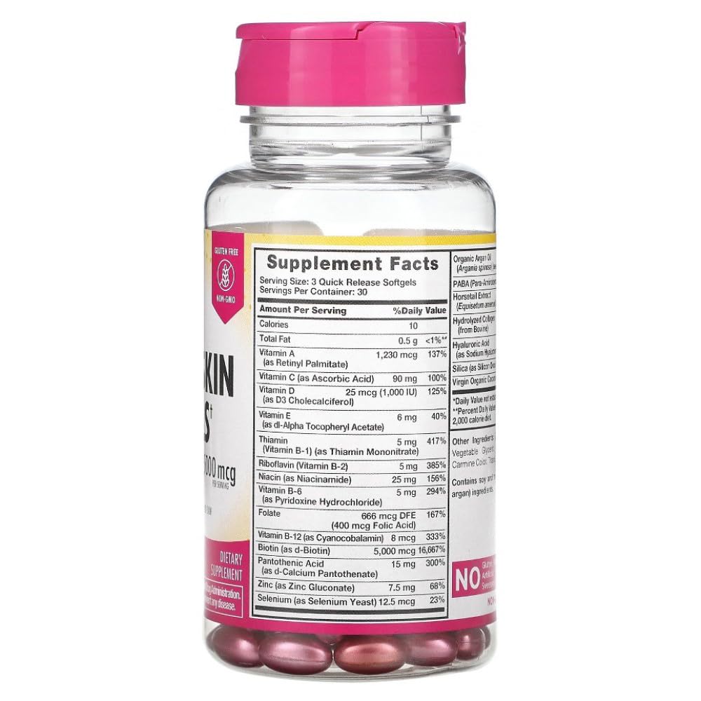 Biotin 5000 mcg for radiant skin