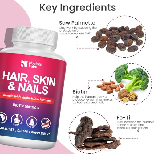 biotin 5000MCG for vibrant hair