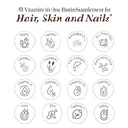 Biotin 6000 mcg for vibrant skin