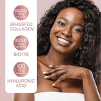 Biotin and collagen for enhanced beauty routine