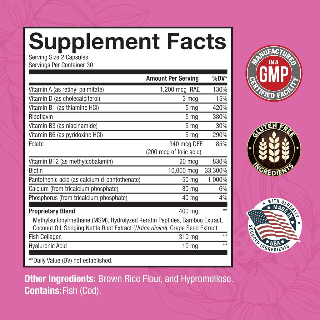 biotin and collagen for nail strength