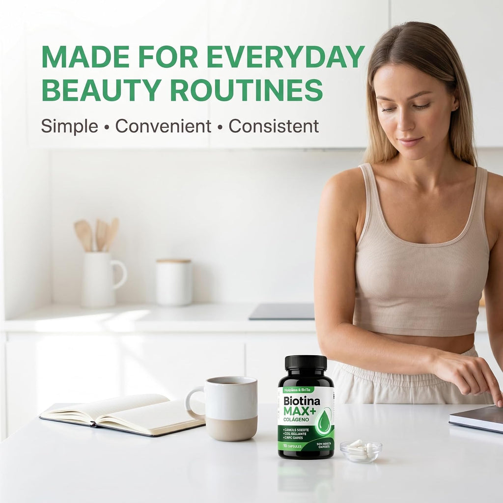 Biotin and collagen for vibrant hair