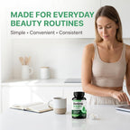 Biotin and collagen for vibrant hair