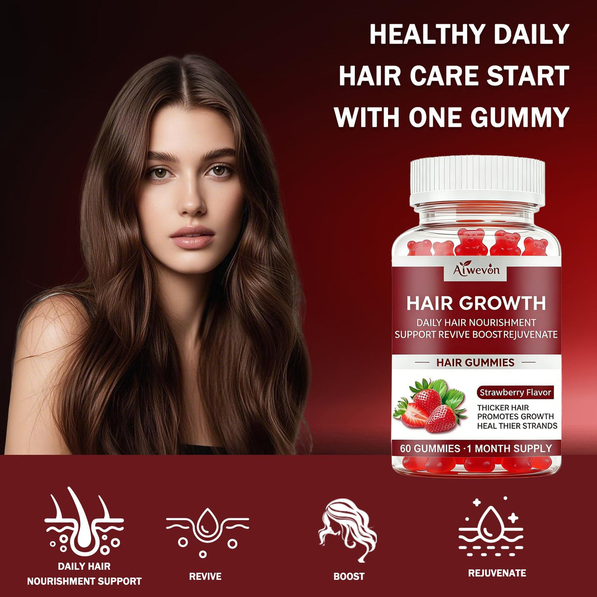 biotin and silica gummies for healthy hair