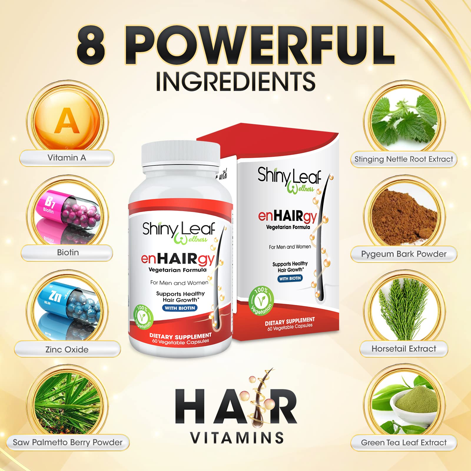 Biotin and zinc for healthy hair growth