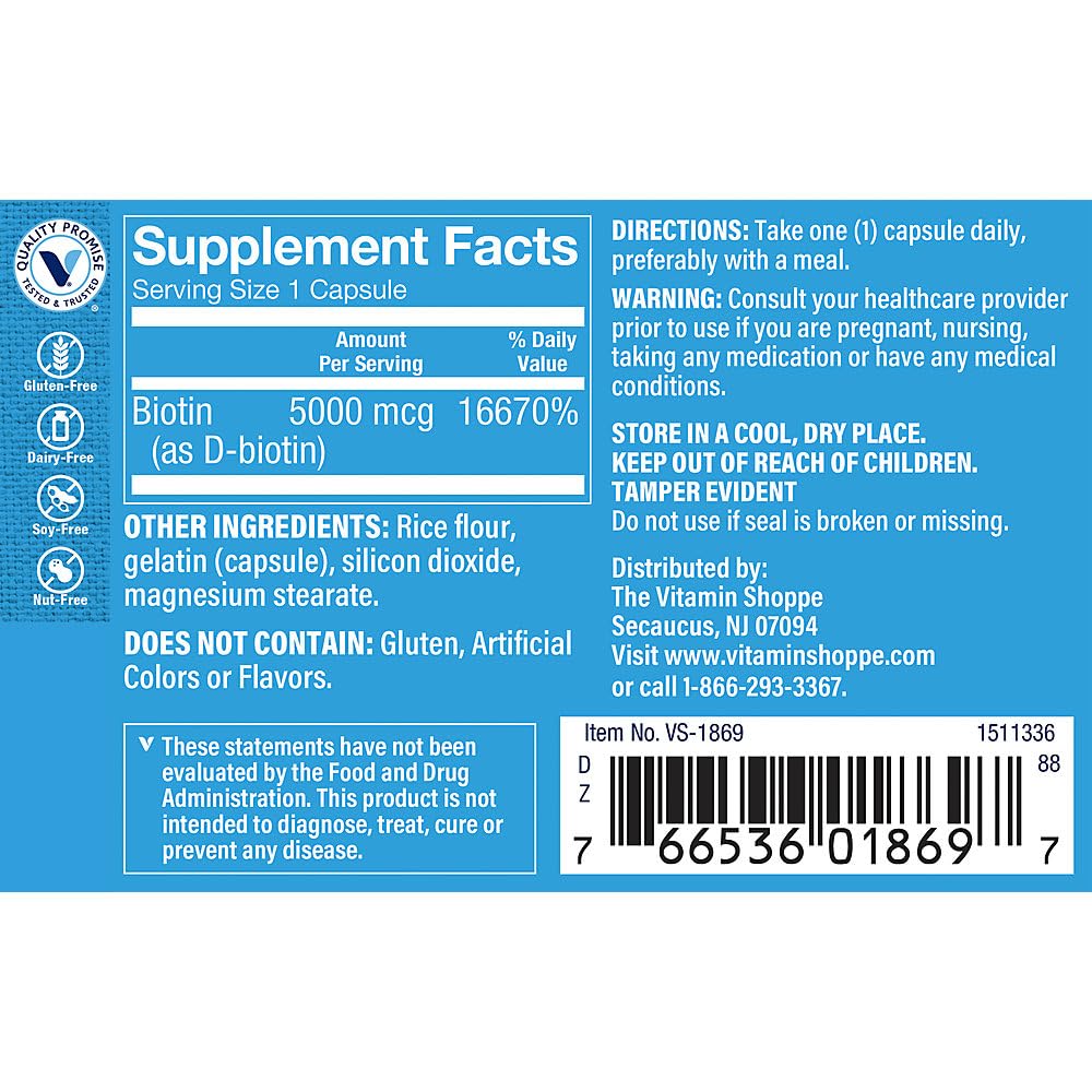 biotin capsules for healthy hair