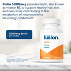 Biotin capsules for nail strength