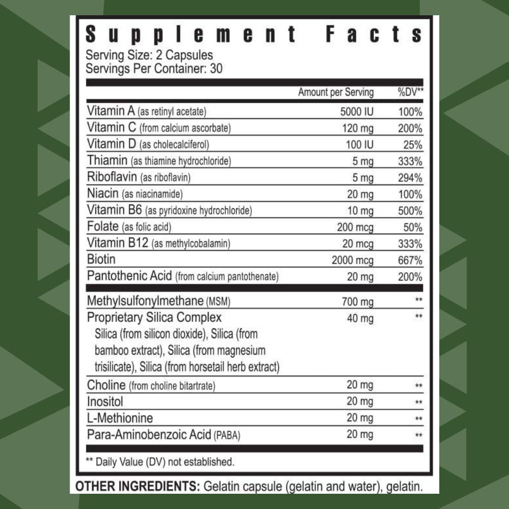 biotin capsules for skin vitality
