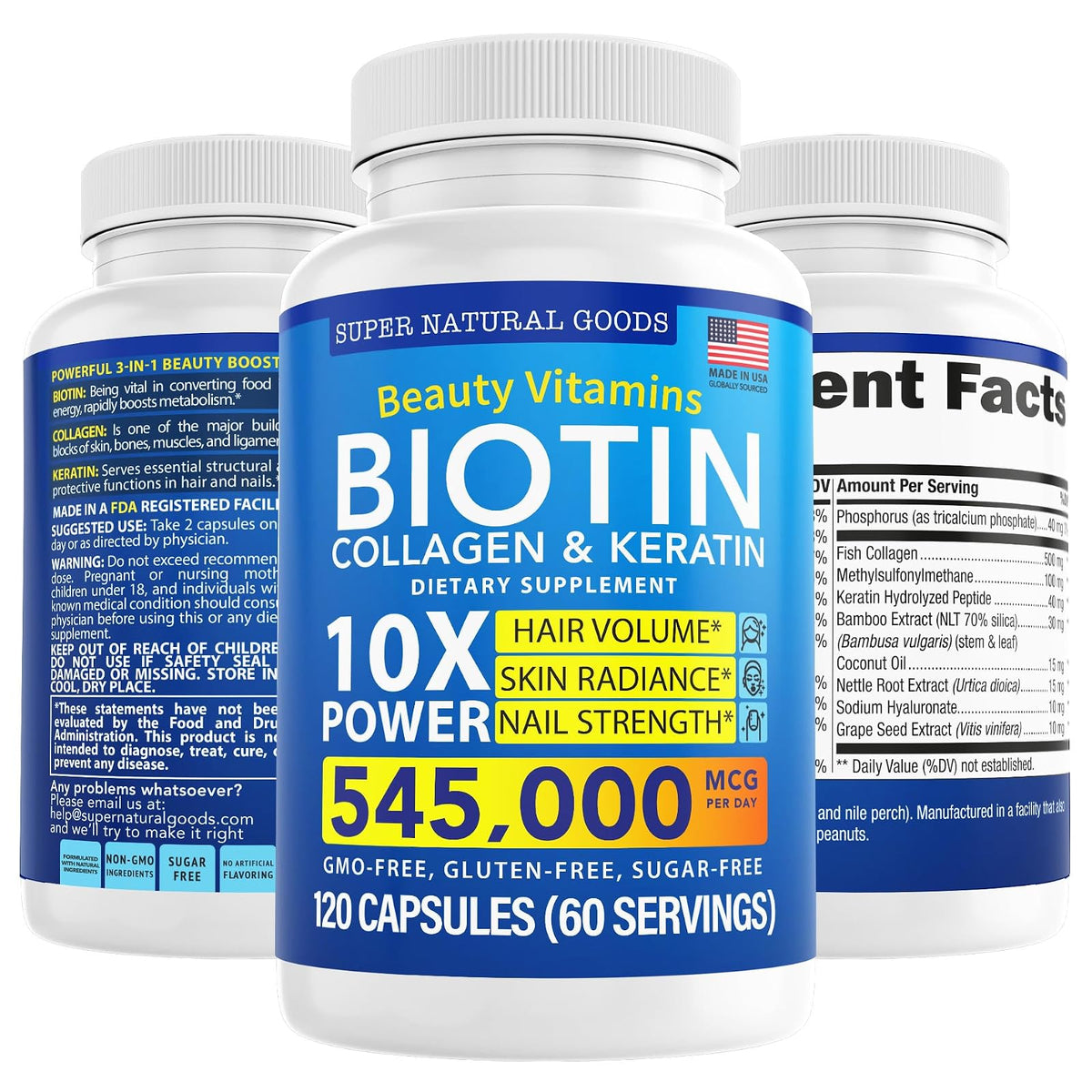 biotin collagen capsules for hair