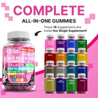 Biotin collagen keratin gummies for healthy hair