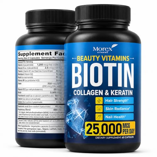 biotin collagen keratin supplement capsules
