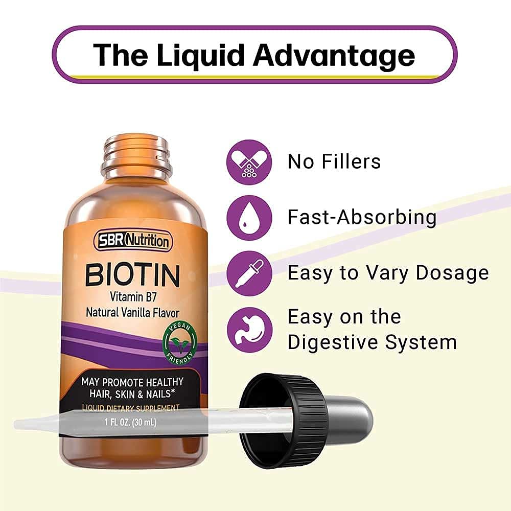 biotin drops for beauty and vitality