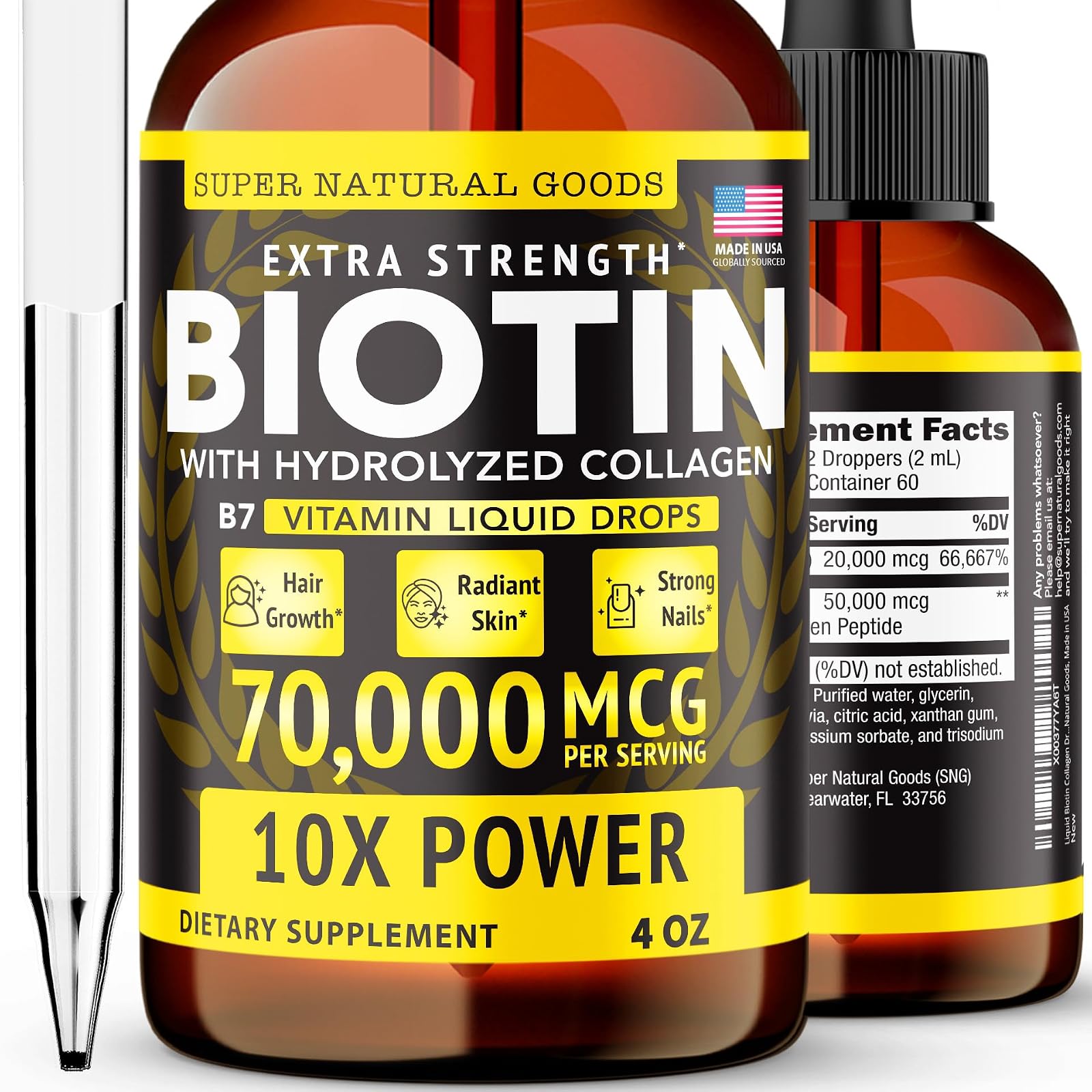 biotin drops for healthy hair