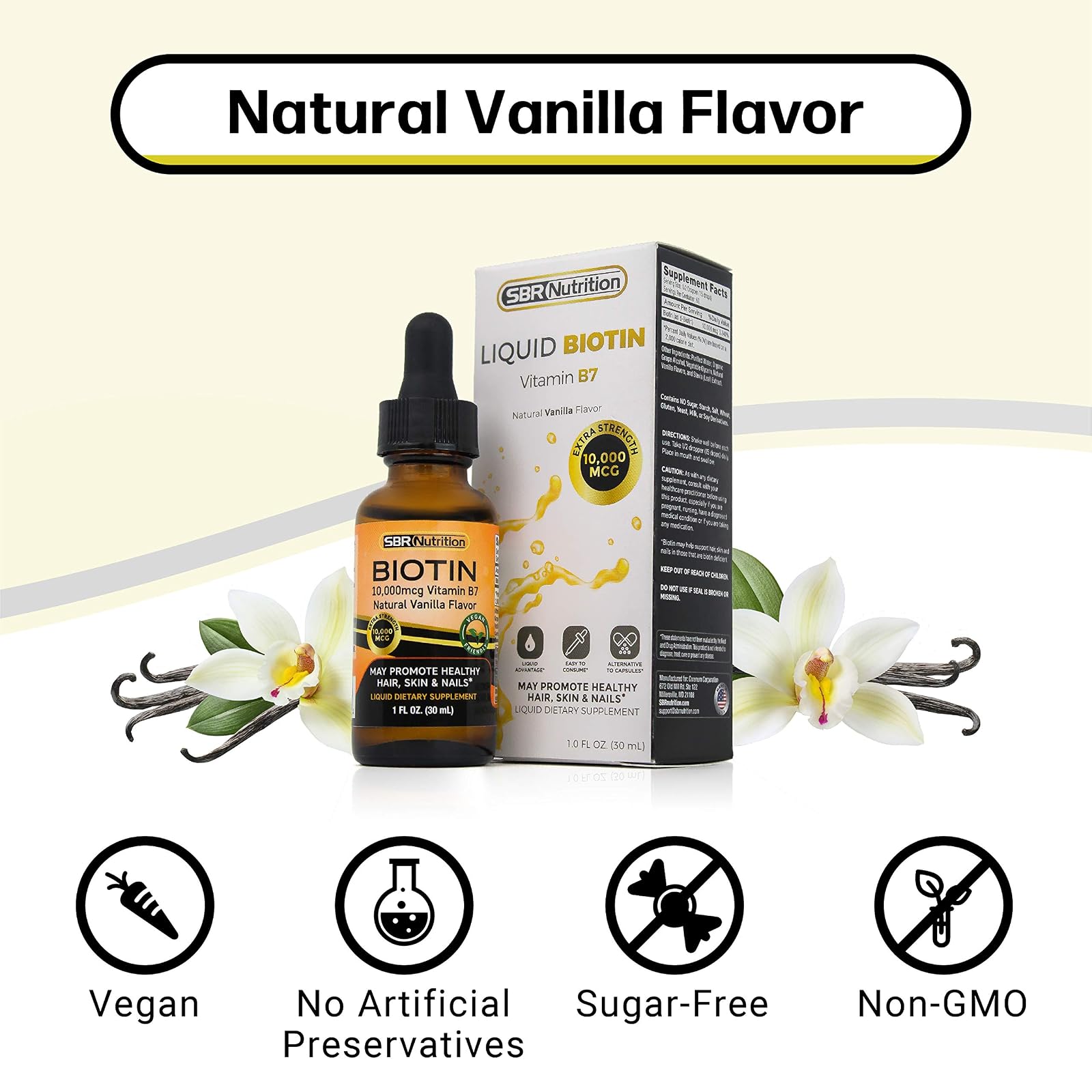 biotin drops for skin health